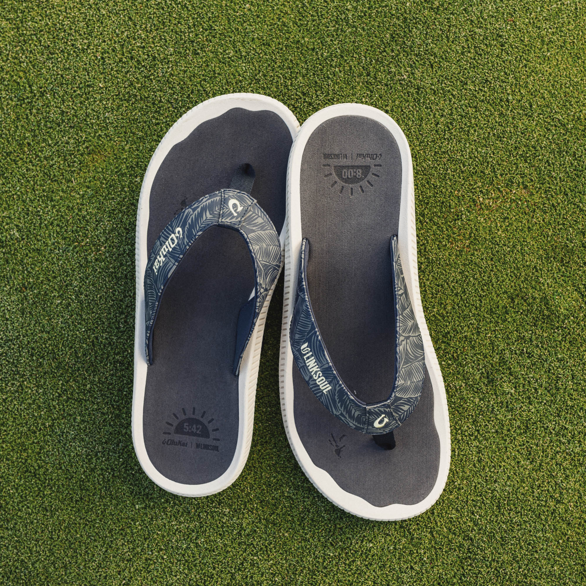 Ulele Golf Men’s Golf Sandals - Trench Blue | OluKai