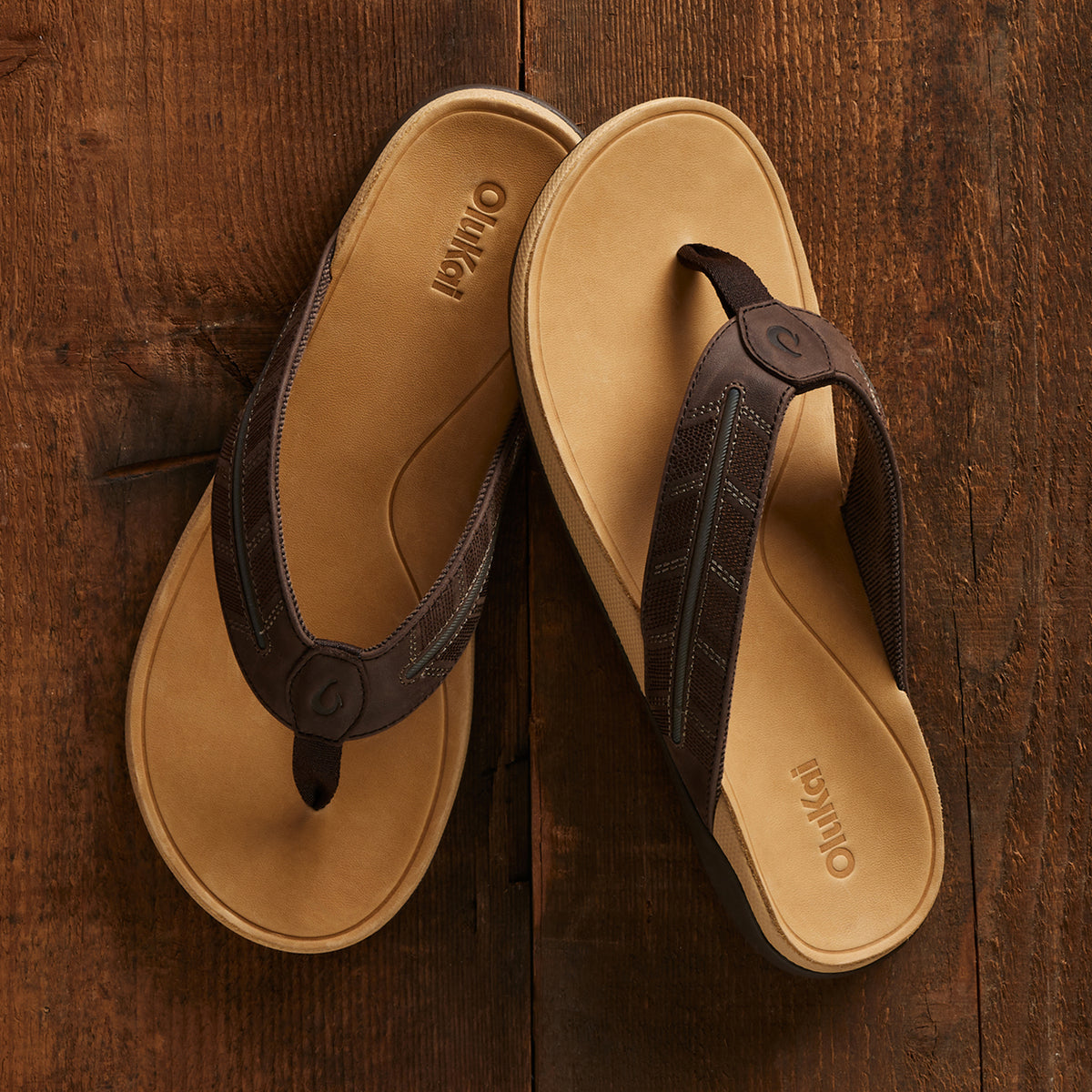 Tuahine Palm - Dk Java / Golden Sand | OluKai