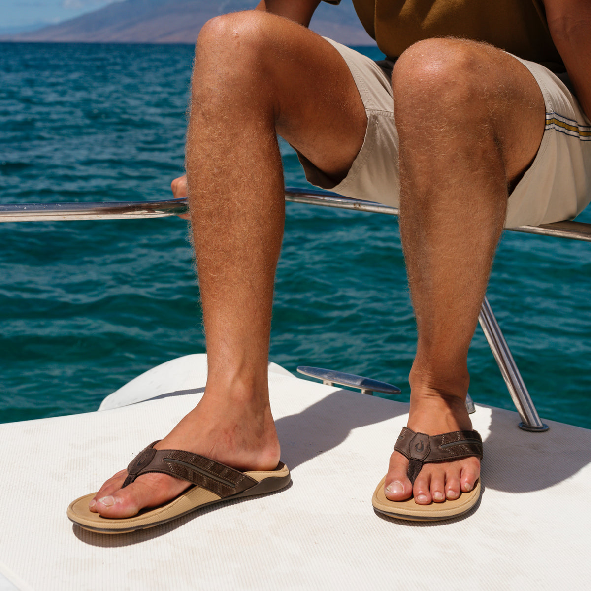 Tuahine Palm - Dk Java / Golden Sand | OluKai