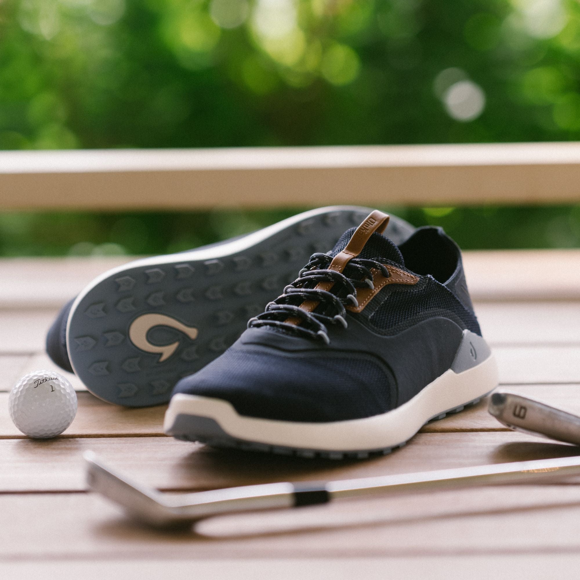 OluKai Kā‘anapali Men’s Golf Shoe - Trench Blue / Sea Ice | OluKai