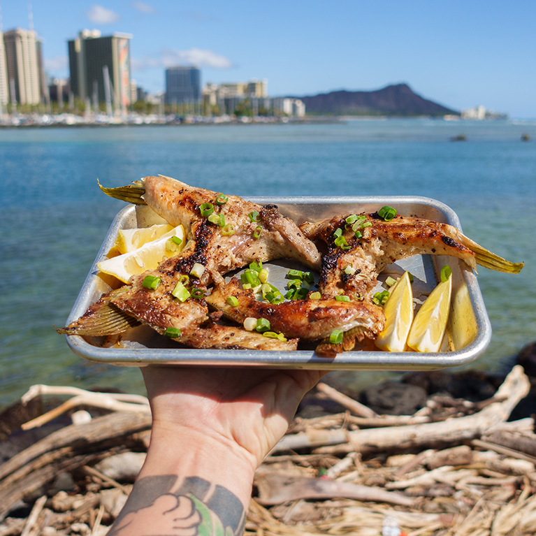 Hamachi Kama Recipe by Philip Lemoine | OluKai